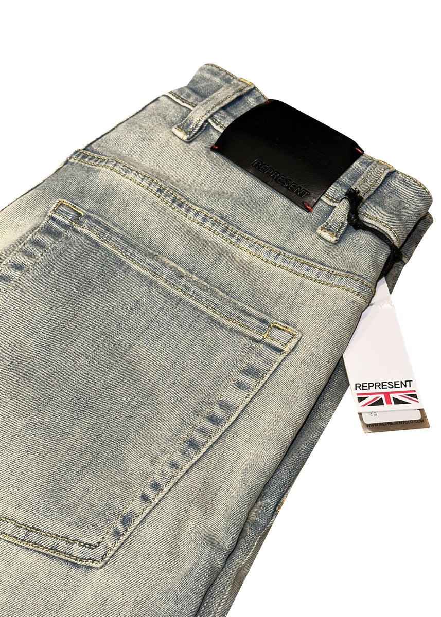 Represent - Rips And Repair Skinny Jeans - 098131 - Blue – Richmond ...